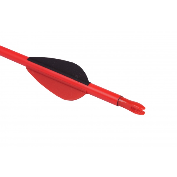 Goodgoods červený karbonový šíp do luku 30" průměr 6 mm plastové letky
