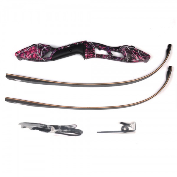 56" Foldable Recurve Bow 40 lbs Fisherman camo