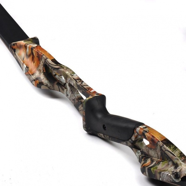 40 lbs faltbarer 56" Fisherman camo Reflexbogen Bogen mit viel Zubehör