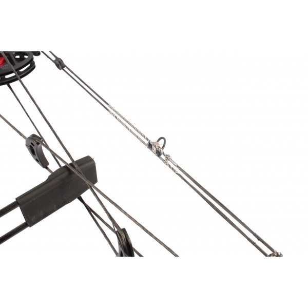 Adjustable Compound Bow Dual Hunter Black 30-60 lbs 21" Ambidextrous ...