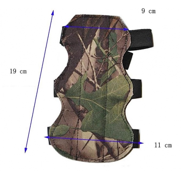 Forearm Protector for Archery - Leather Camo