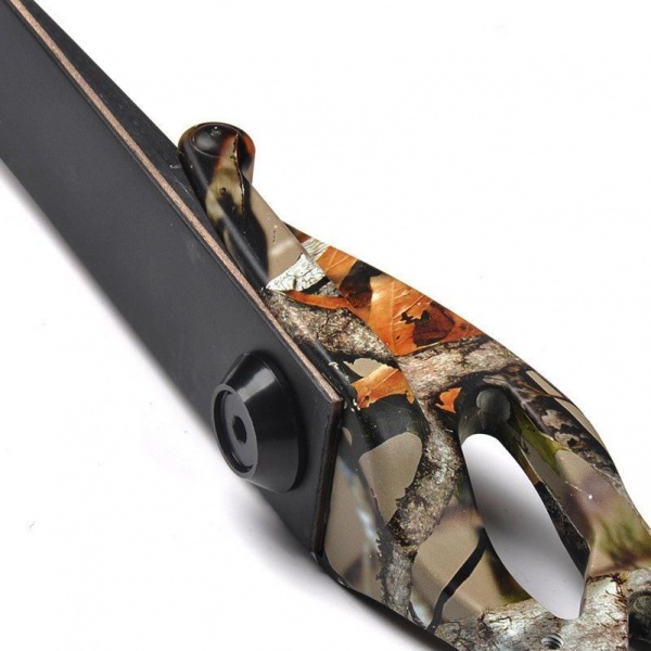 40 lbs faltbarer 56" Fisherman camo Reflexbogen Bogen mit viel Zubehör