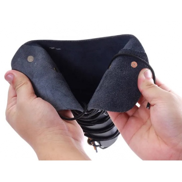 Traditional leather forearm protector for archers