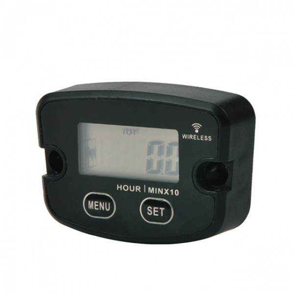 Engine Hour Meter, Vibration-Based, Resettable, Waterproof