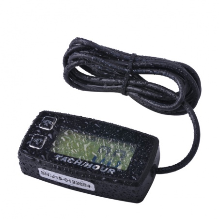 Multifunknčí merač motohodín a otáčok, podsvietený, vodeodolný