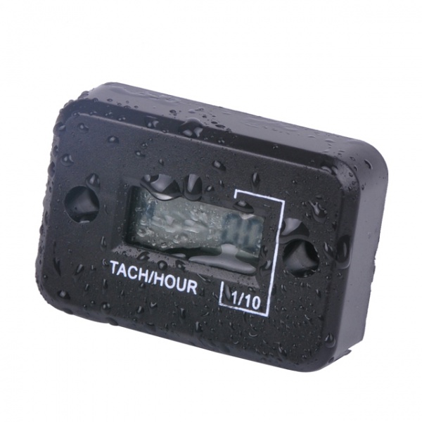 Engine Hour Meter, RPM Counter, Waterproof, Four-Stroke Engines