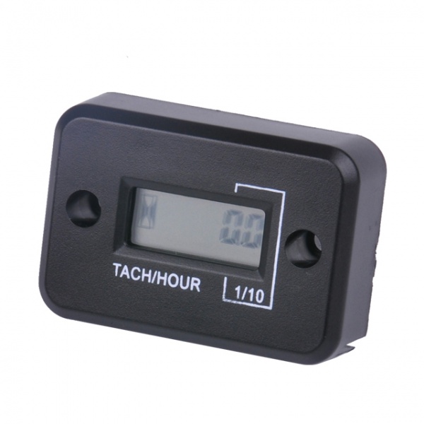 Engine Hour Meter, RPM Counter, Waterproof, Two-Stroke Engines